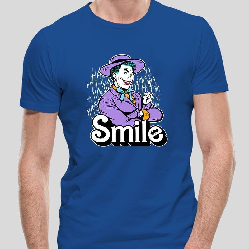 Camiseta Joker Smile - Cosas de la Egb-Ropa Ochentera, friki y molona