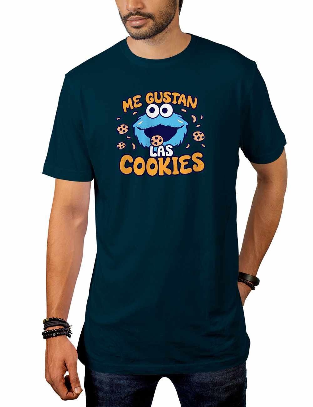 Camiseta Me Gustan las Cookies - Cosas de la Egb-Ropa Ochentera, friki ...